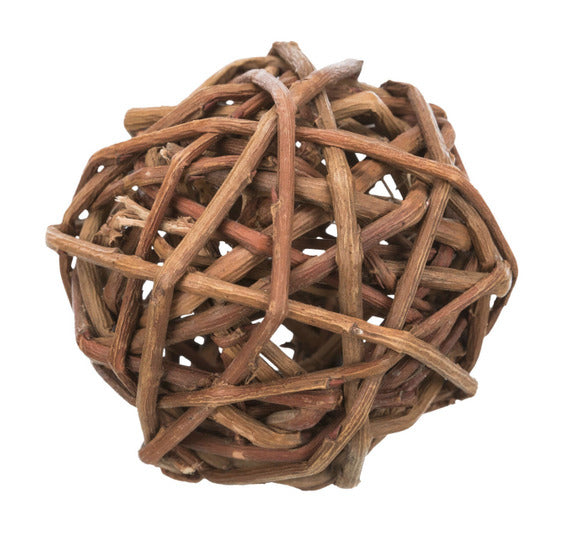 Trixie Wicker Ball with Bell