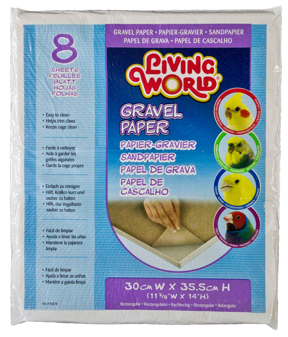 Living World Gravel Paper - Square 8Pk